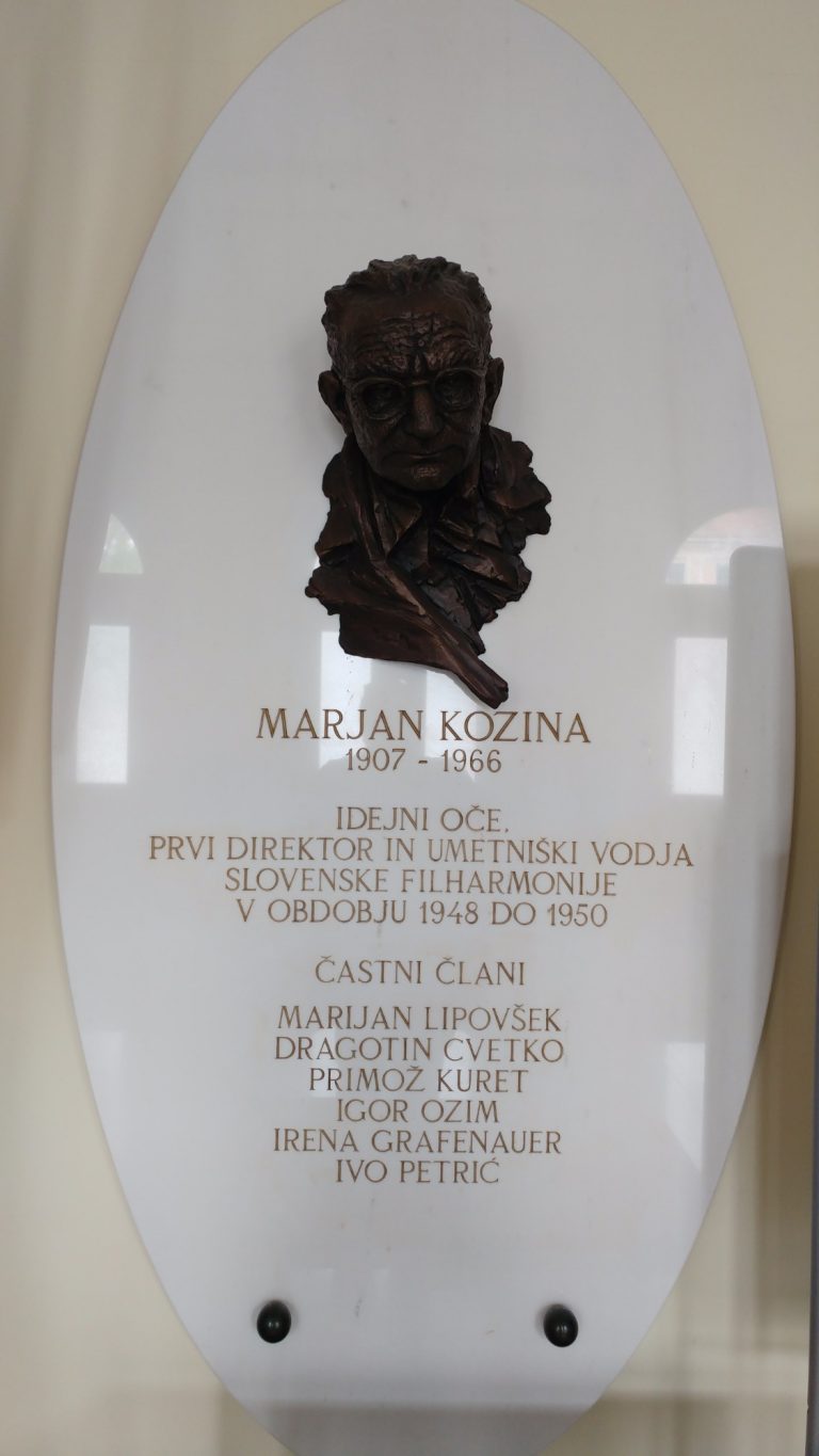 Monument to Marjan Kozina at the Slovenian Philharmonic – Momus